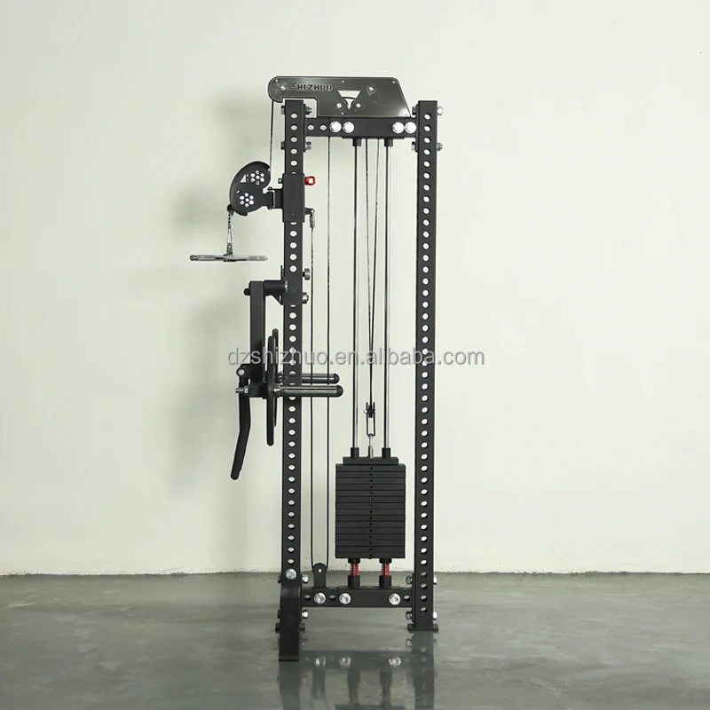 Home Use Multi Functional Trainer Weight Rep 3mm Steel Tube Power Cage ...