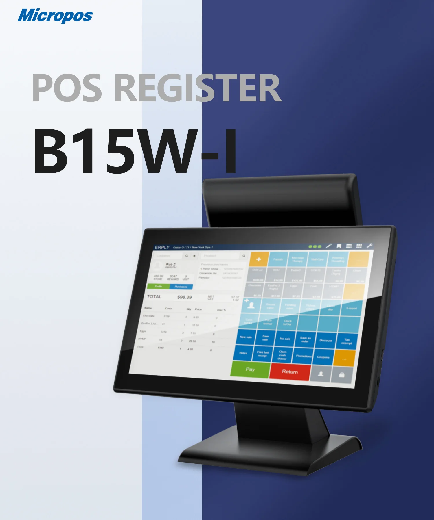 New Completely Pos Machine Touch Screen Pos Software For Retail System ...