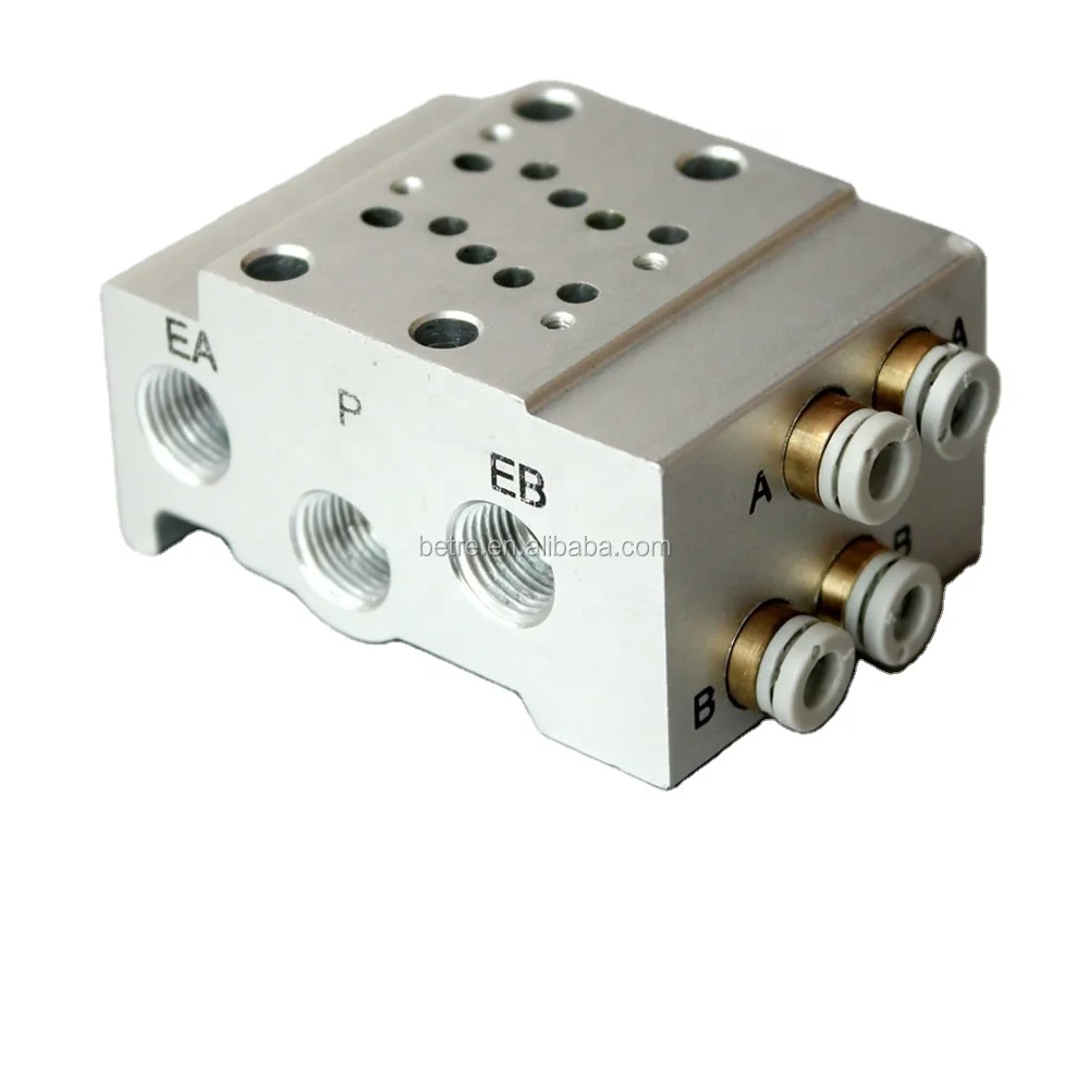 Source SMC 알루미늄 합금 공압 솔레노이드 밸브 매니 폴드베이스 SS5Y3-41-M5/C4/C6 On | ザマ ...