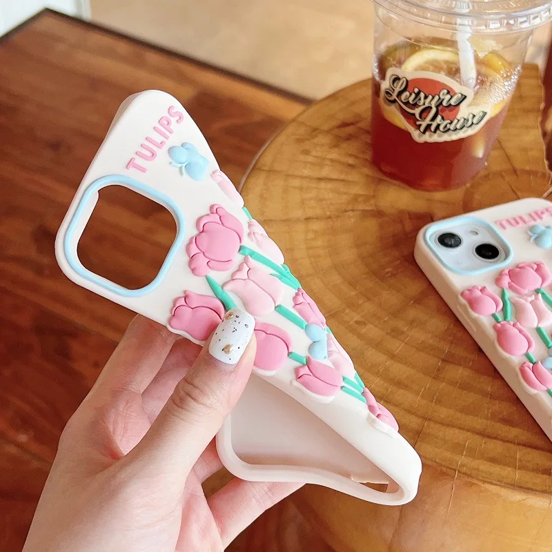 Manufacturer 3d Flower Mobile Cover Cell Soft Silicon Phone Case For ...