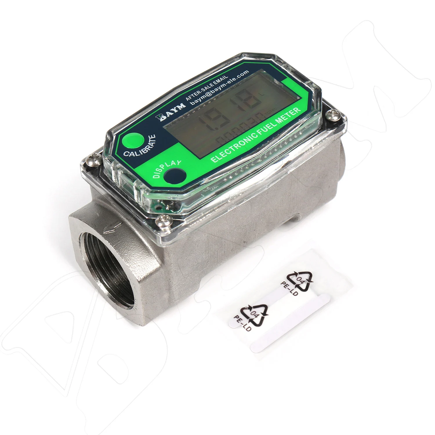 Turbine Flow Meter Fuel Flowmeter With Lcd Display Oil Fuel Flowmeter 1 ...