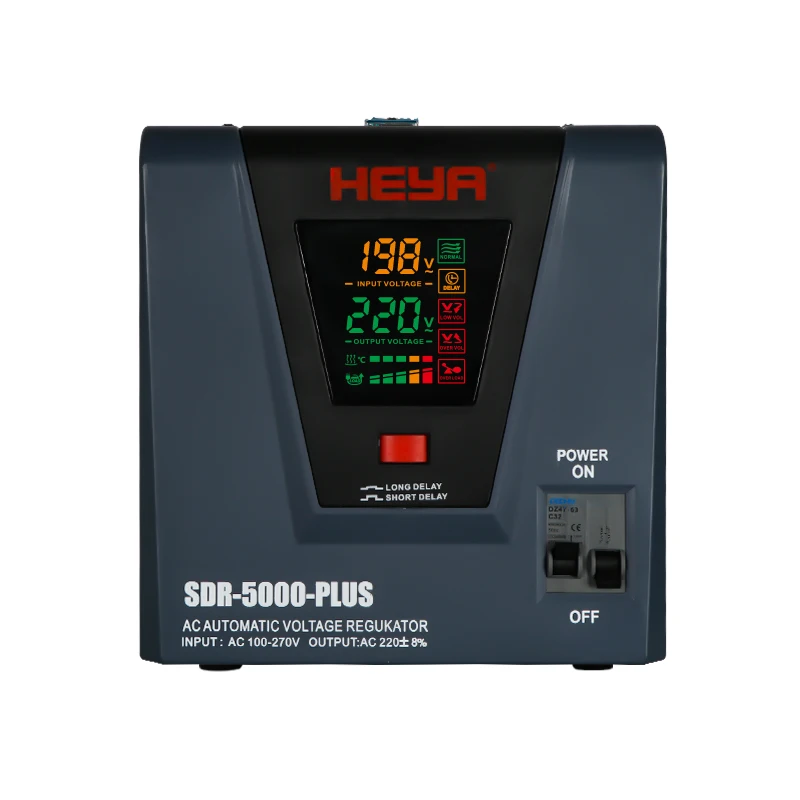 5kva New Upgrade Relay Type Voltage Regulator Single Phase Ac Current ...