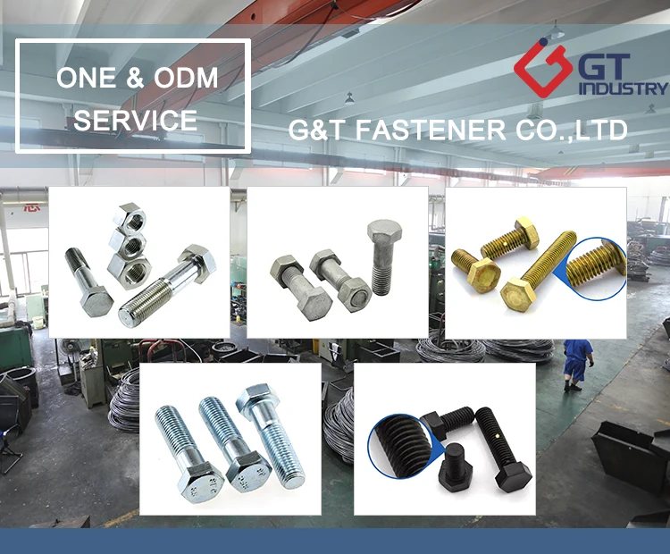 High Strength Grade 8.8 10.9 A307 B Heavy Bolts A193 B8m ANSI B18.2.1 ...