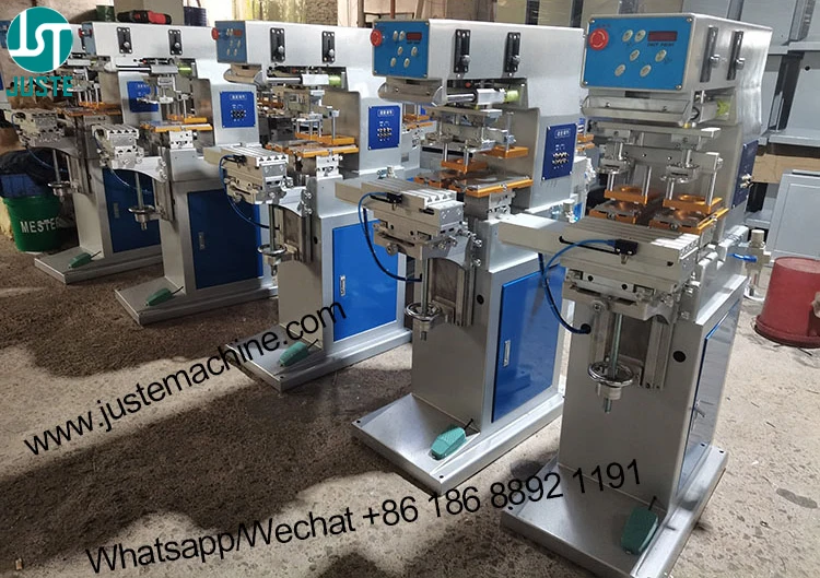 2 Two Color Pad Printing Machine Sealed Closed Ink Cup Tampo Printer ...
