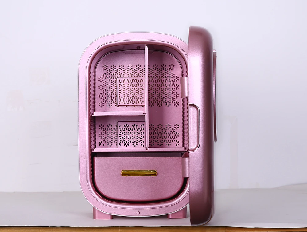 Portable 13l Small Mini Cosmetic Fridge Make Up Mini Fridge Display ...