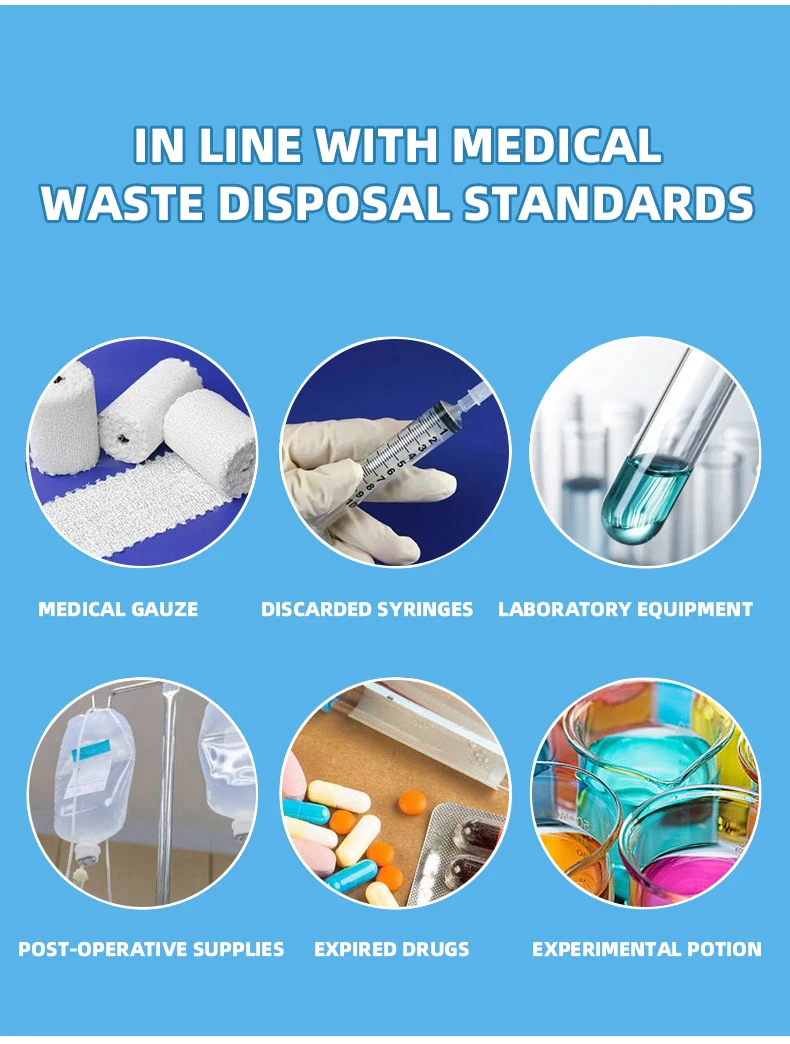 Factory Wholesale Thickened Medical Rubbish Bin Liner Hospital Waste ...