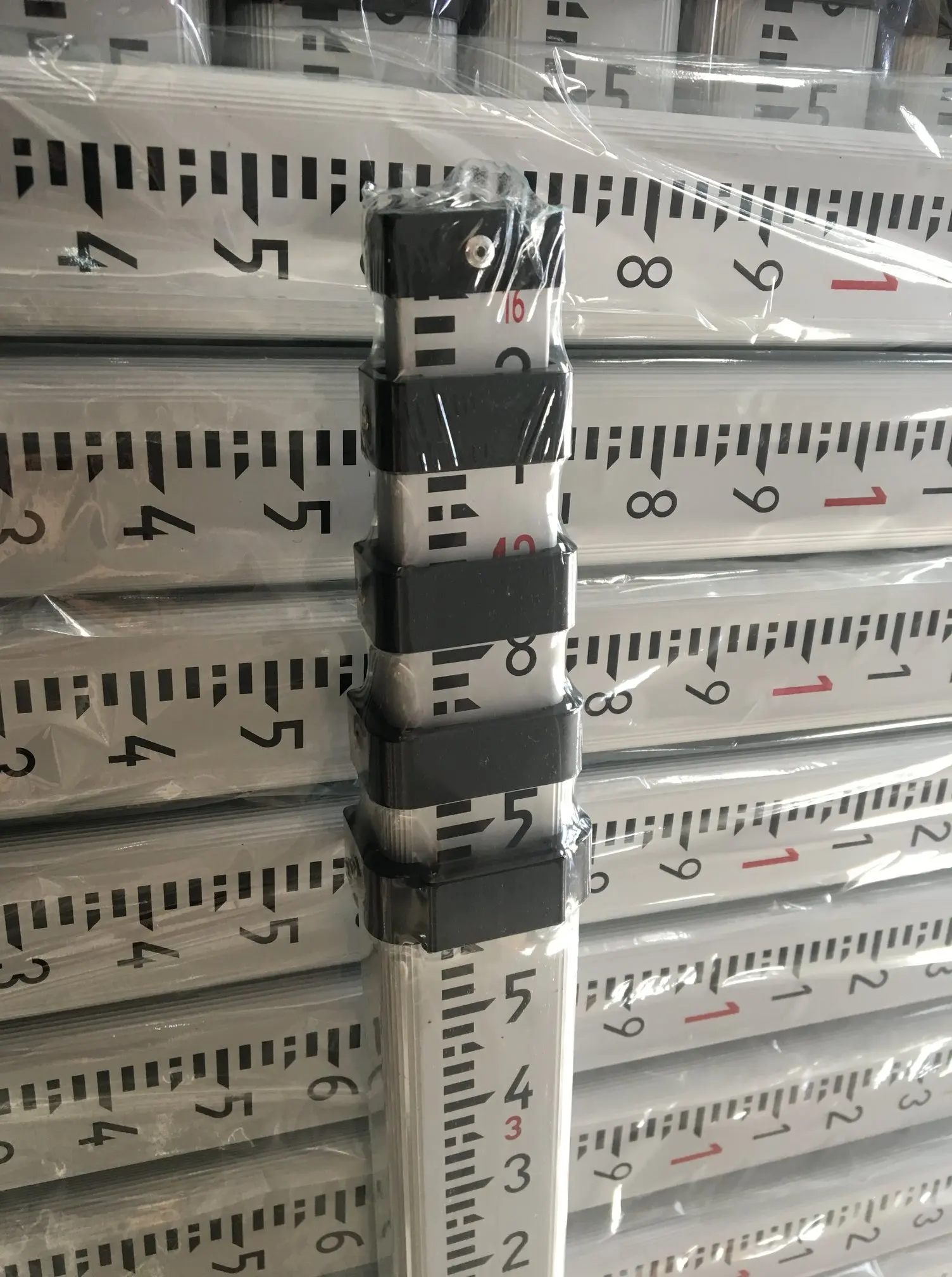 Hot Sale Telescopic Aluminum Survey Leveling Staff 3m-7m