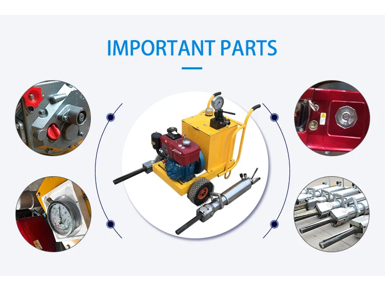 450mm Rock Splitter Diesel Engine Excavator Rock Splitter Portable ...