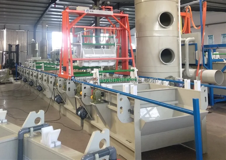 Tongda Zinc Plating Machine Hard Chrome Plating Line Tin Rolls ...