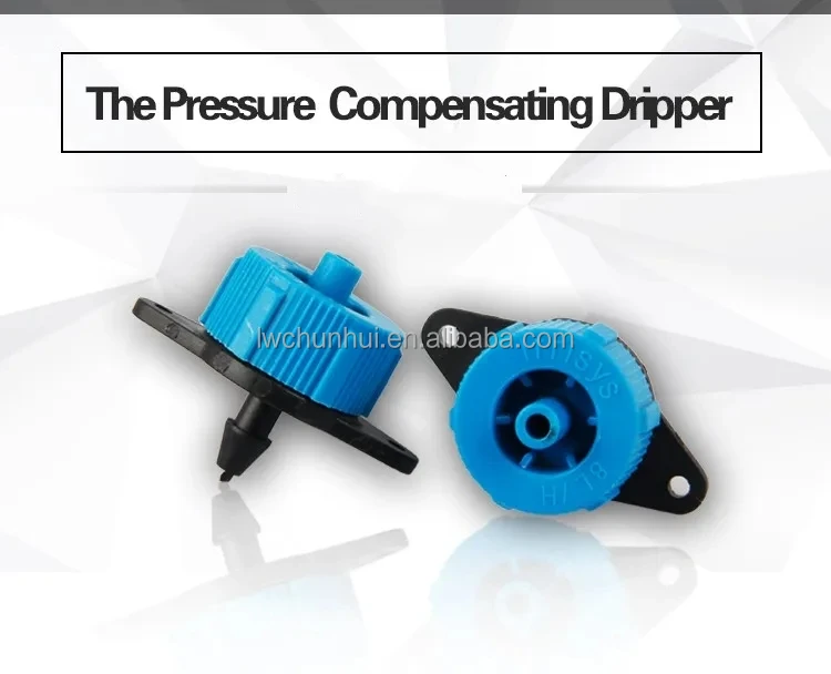 Plastic Garden Irrigation Pipe Pressure Compensation Dripper For ...