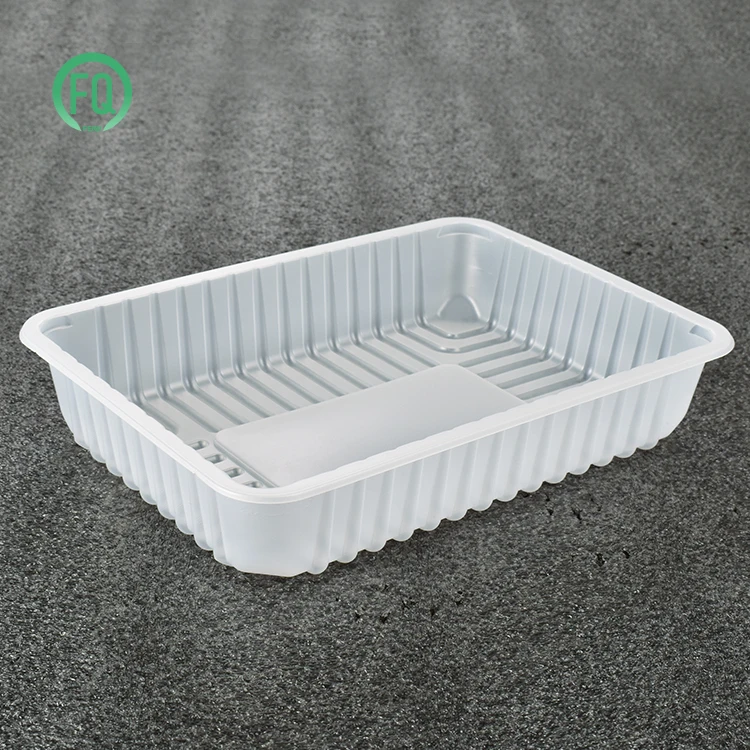 PP Plastic Tray Packing Steak Meat Seafood with Stamping Embossing ...