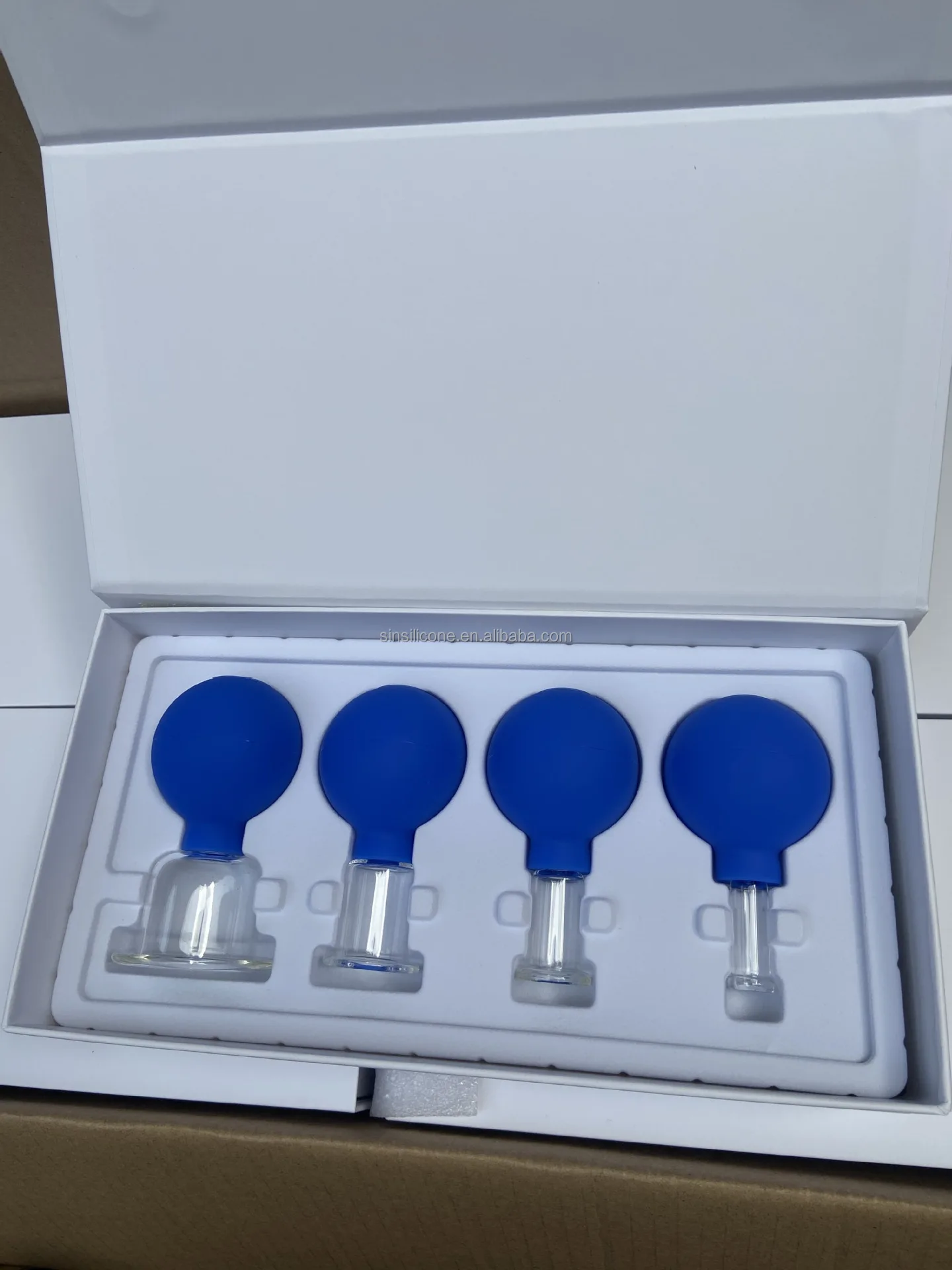 Customized Silicone Rubber Suction Bulb Glass Cupping Set Vacuum ...