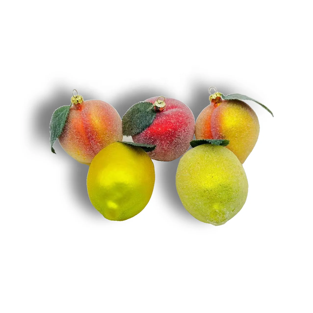 Quality Assurance Hand Blown Glass Christmas Ornament Fruit Glass ...