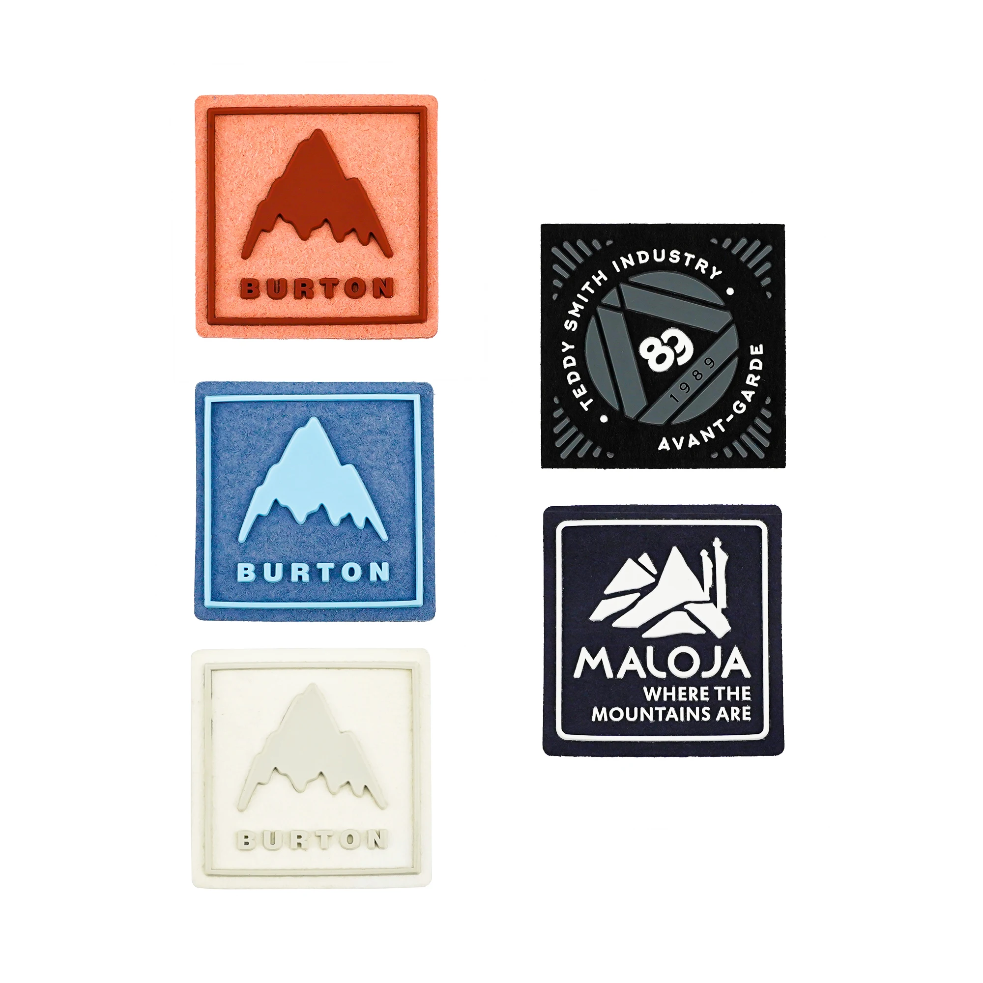 Wholesale Custom 3d Logo Embossed Silicone/pvc Rubber Labels For ...