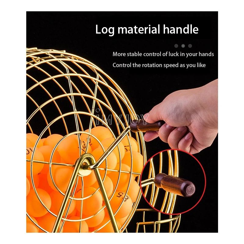 Manual Ernie Lottery Machine - Lucky Draw Box for 100 & 200 Balls