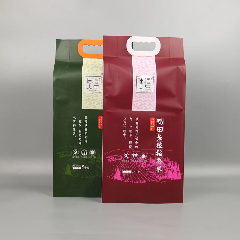 Kraft Paper Sewn Bottom Open Mouth Bags Side Gusset Packaging - Buy ...