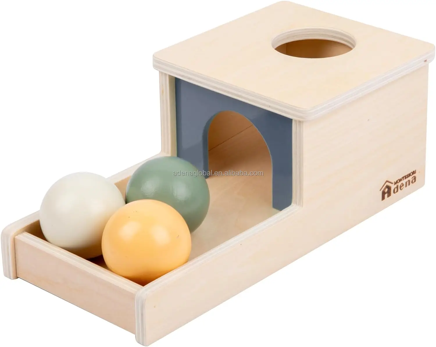 Montessori Kids Wooden Sensory Montessori Object Permanence Box Infant ...