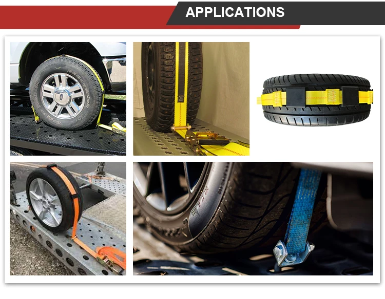 2" X 8' Axle Wrap Auto Tie Down Ratchet Strap W/ Snap Hooks - Buy Axle ...