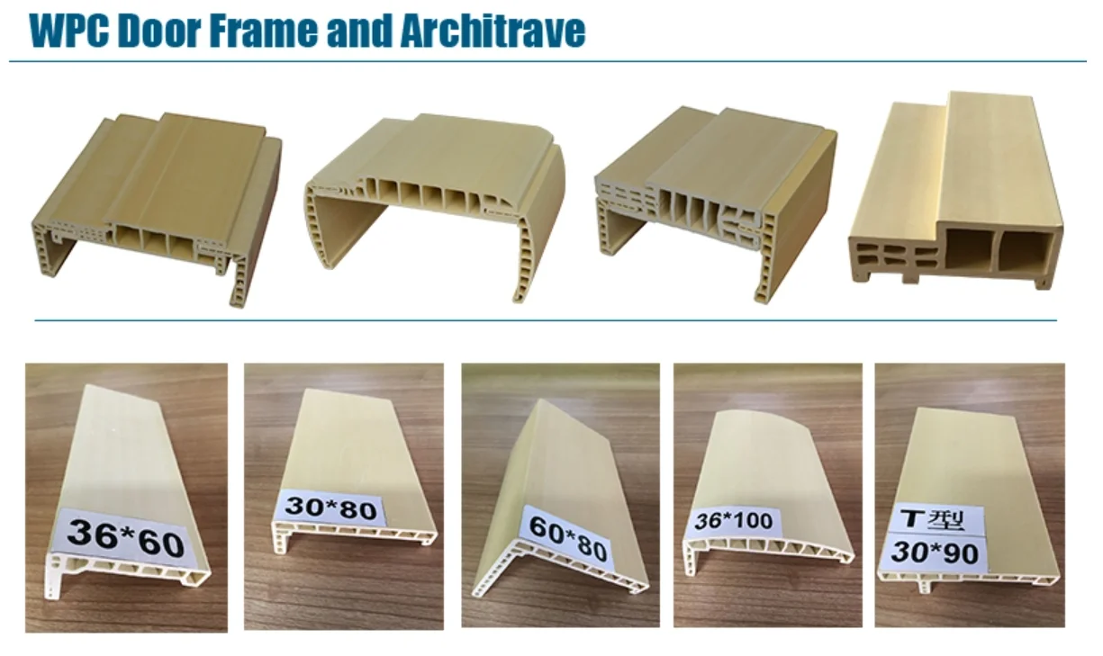 BOGDA Automatic PVC WPC Solid Door Frame Profile Making Machine Low ...