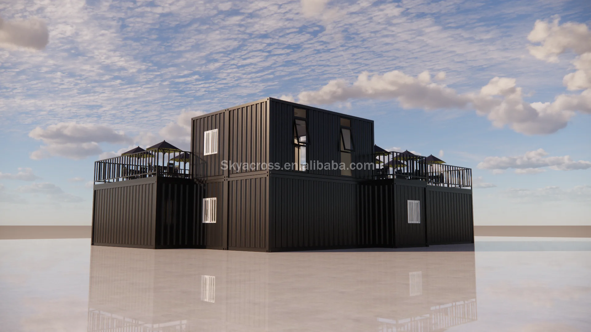 Luxury Flat Pack Container Villa - Durable & Stylish
