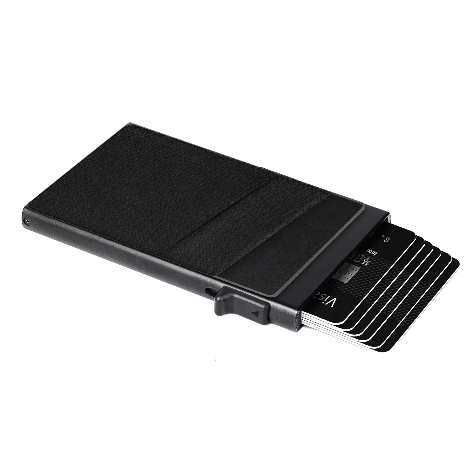 Card Holder Wallet Men Aluminum Metal Slim Minimalist Slim Credit Card ...