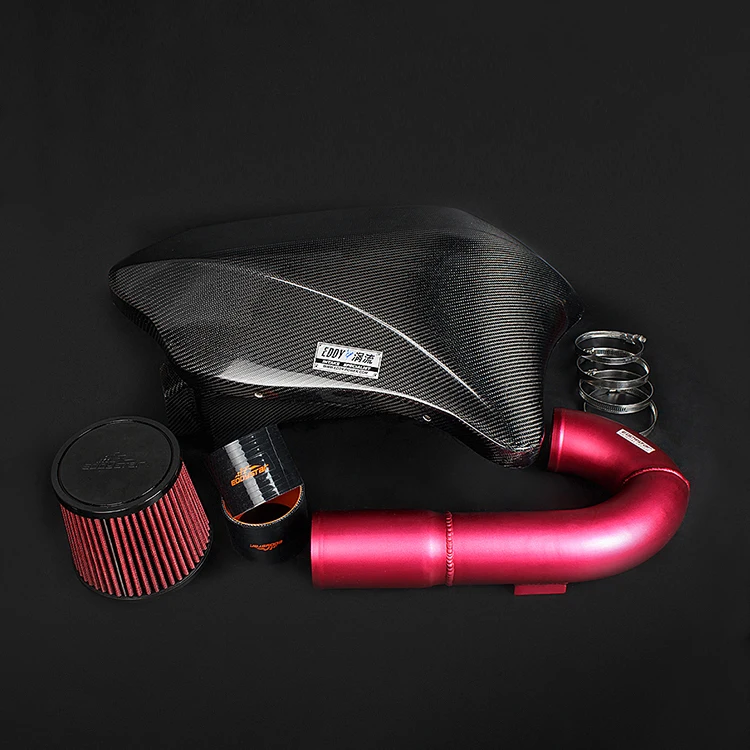 EDDY Cold Air Intake Filter Car Engine Intake Pipe Carbon Mushroom Head ...