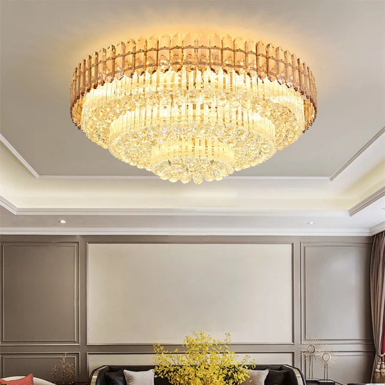JYLIGHTING K9 Crystal LED Ceiling Lamp - Luxury Chandeliers