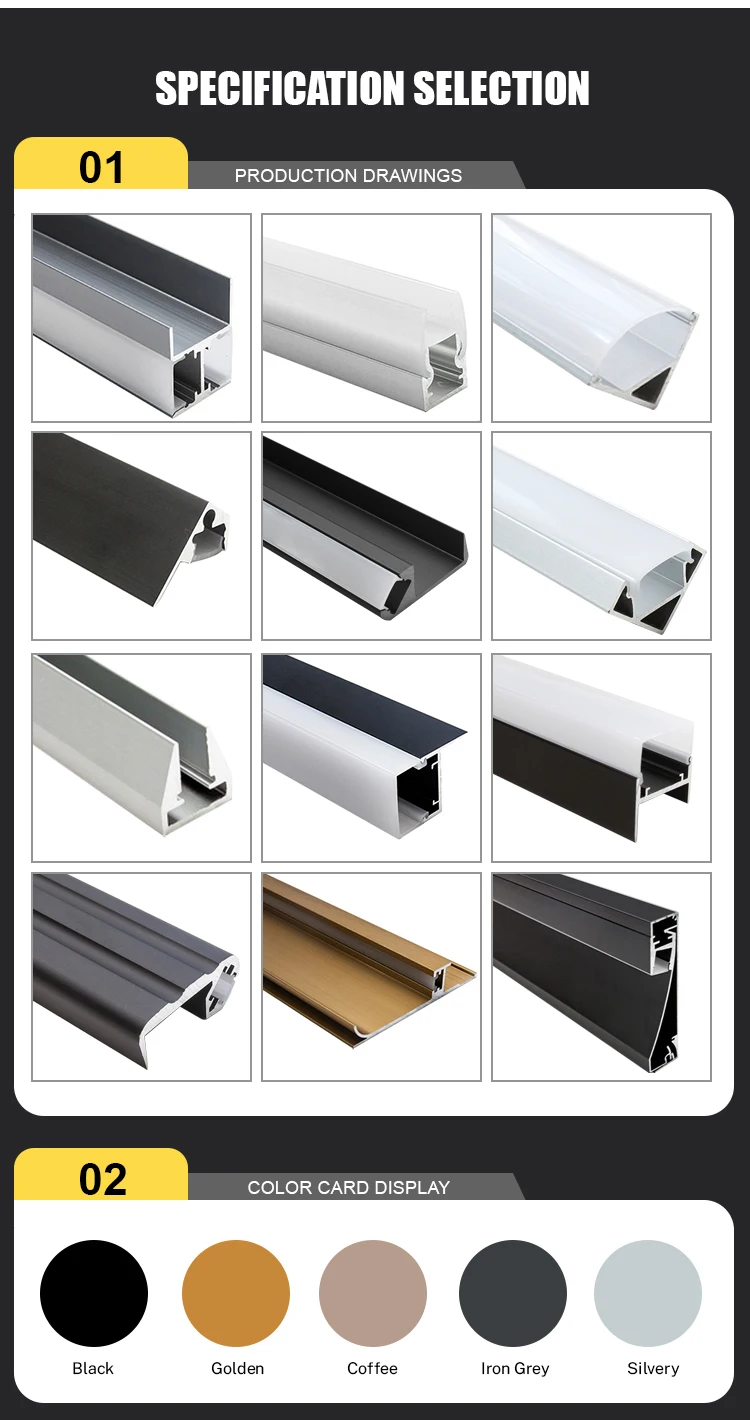 Hot Sale Decorative Aluminium Profile Aluminium Extrusion Led Aluminium ...
