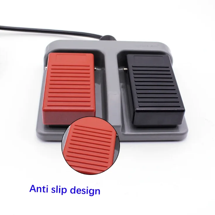 Large Size Foot Switch Dual Foot Switch 2-Meter Long with 10A/220V AC ...