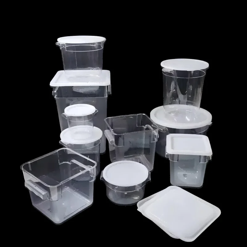 Modern Square Storage Bucket With Nano Lid Food Grade Pc/pp Plastic ...