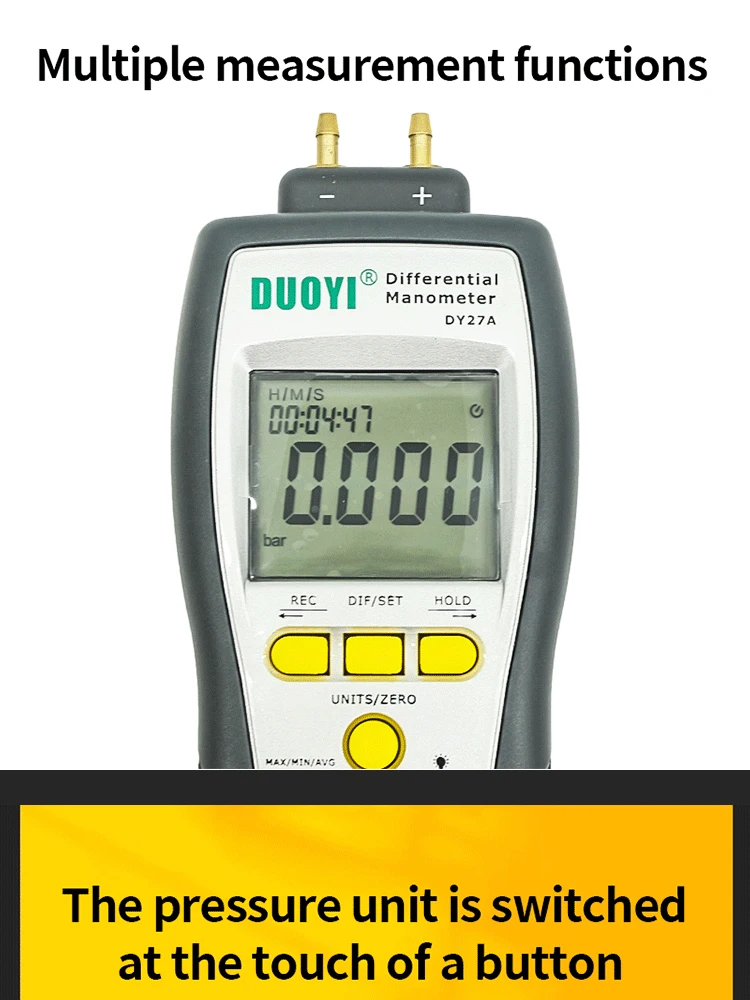 X1 Dy27a Natural Gas Differential Pressure Meter Handheld Portable ...