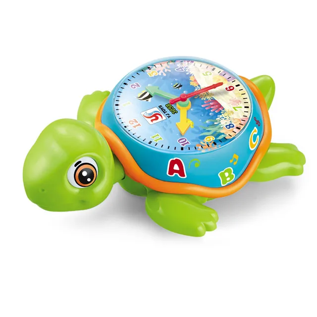 Electric Universal Tortoise Clock Toy - Educational Interactive ...