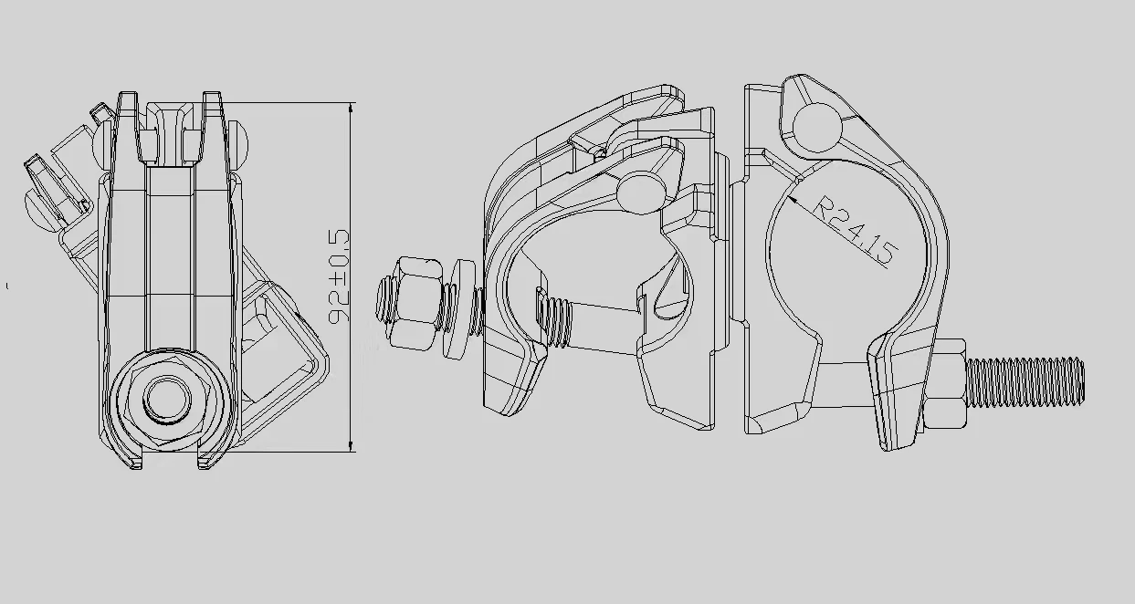 Swivel /fixed Scaffolding Coupler /clamp For Concrete Construction ...