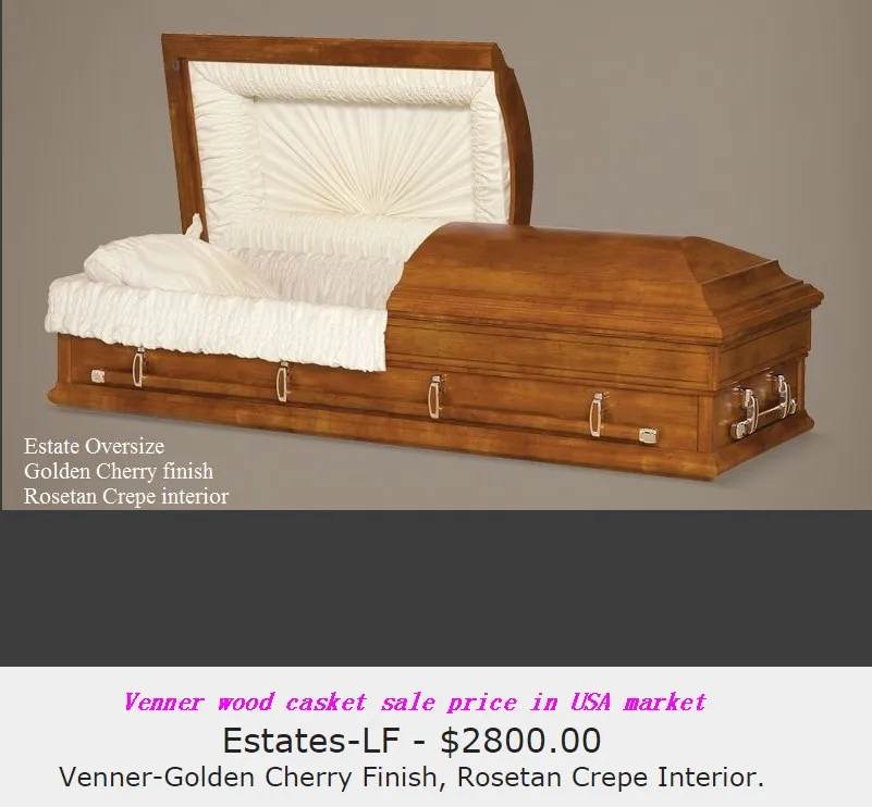 Elegant USA Standard Funeral Metal Steel Casket & Coffin