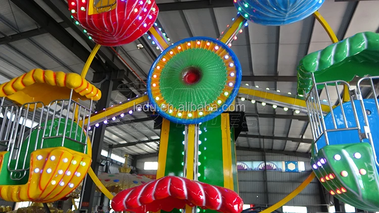 Fairground Attraction Amusement Park Rides Mini Kids Ferris Wheel For ...