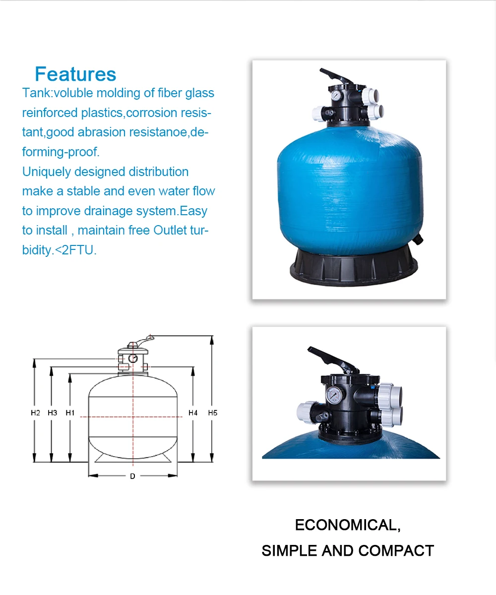 Vacuum Pump Commercial Above Ground Swimming Pool Sand Filters - Buy ...