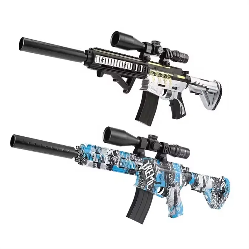 Outdoor Shooting Gel Splatter Blaster M4a1 Toy Gun 7-8 Mm Soft Bullet Splatter Blaster M416 Toy ...