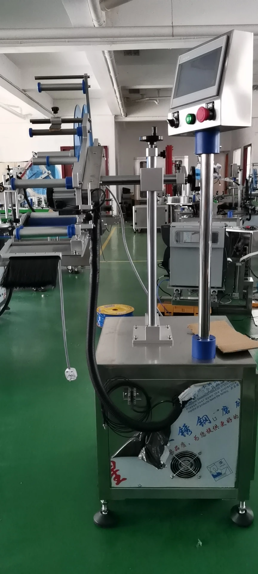 2022 Automatic Assembly Line Labeling Head Flat Electronic Products Top ...