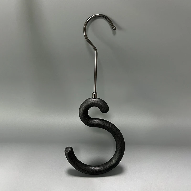 JASMINE High Quality S Shape Hangers Solid Resin and Metal Hook Tie ...