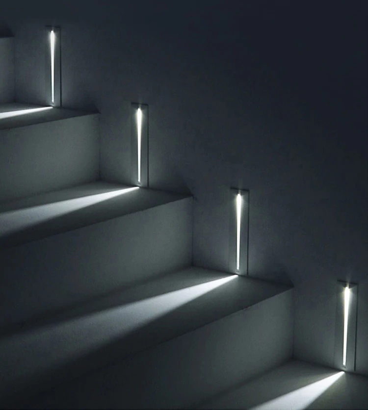 Modern Outdoor Square Recessed Foot Led Stair Step Wall Light - Buy Led ...