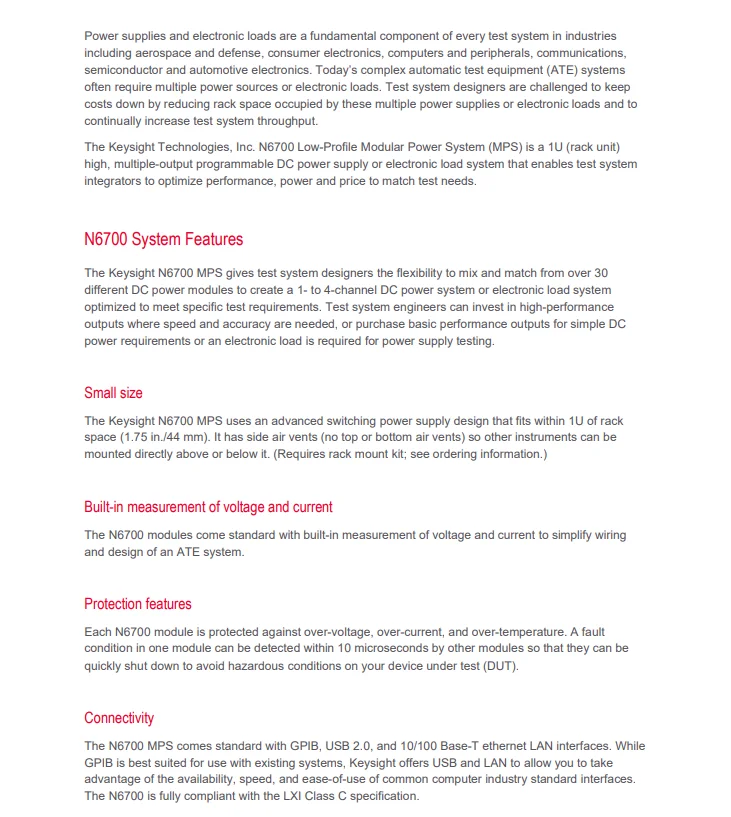 Keysight N6785a Source / Measure Unit For Battery Drain Analysis ...