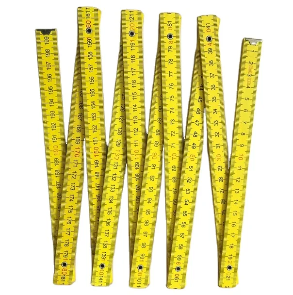Wooden folding ruler, metric scale drawing tool, teaching supplies 2 ...