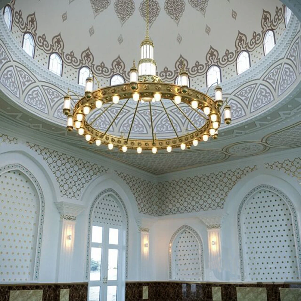 Large Islamic Mosque Lighting Classic Crystal Chandelier For Church ...