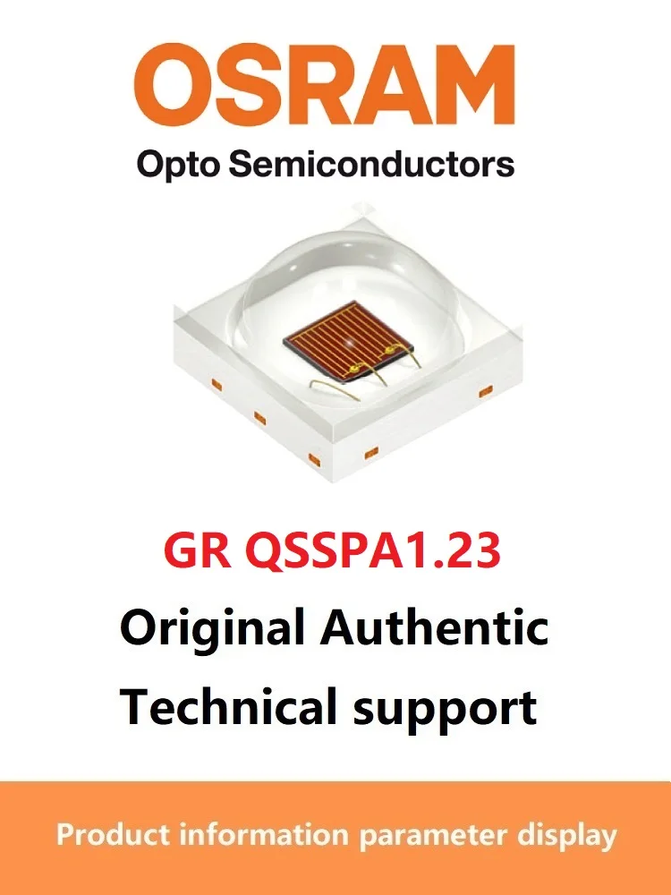 Original Osrams Smd Led Gr Qsspa1 P7 Red 620nm 630nm 3030 3v 3w High ...