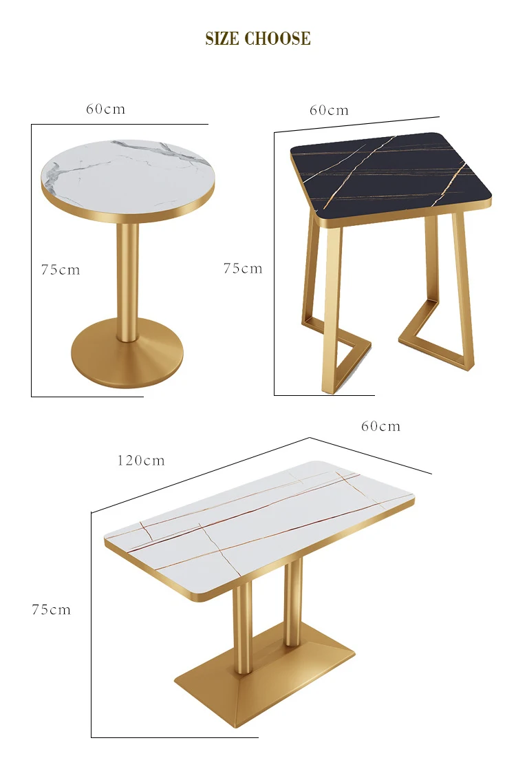 Modern Luxury Marble Dining Rectangular Restaurant Kitchen Hotel Use ...