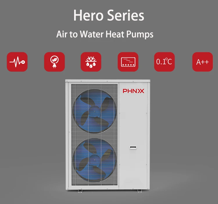 Phnix China R410a Water Heat Pump 10kw Bomba De Calor Monoblok Inverter ...