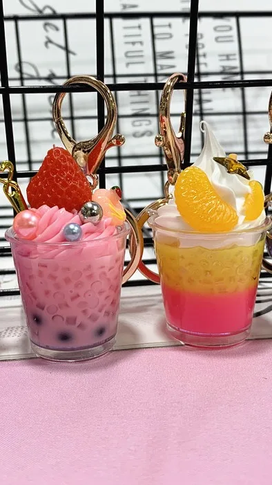 Simulation Food Keychain French Fries Chicken Keychain Pvc/rubber Fried ...