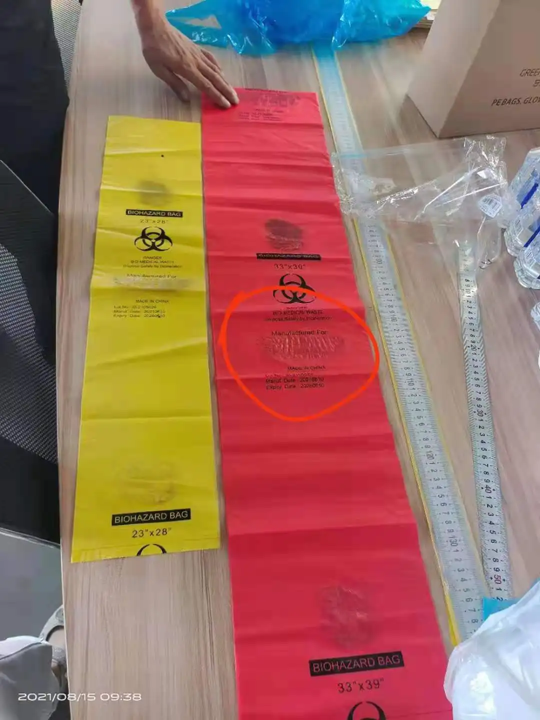 Autoclavable Hdpe Heavy Duty Medical Waste Bag Disposal Medical Waste ...