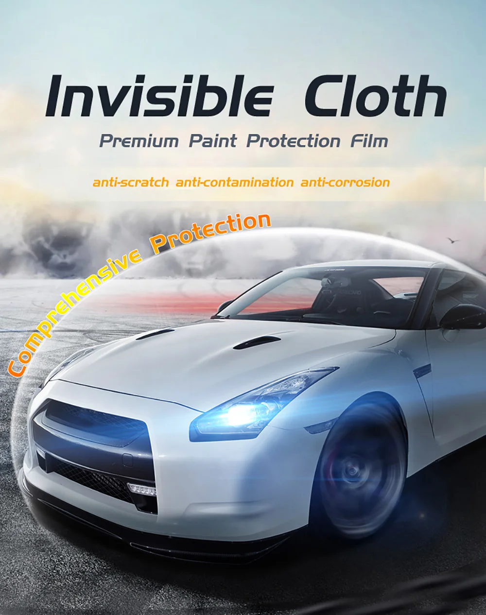 CARLAS Car Transparent Paint Protection Film - Self Healing