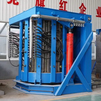 15 Ton Capacity Steel Rebar Tmt Production Line Iron Melting Induction ...